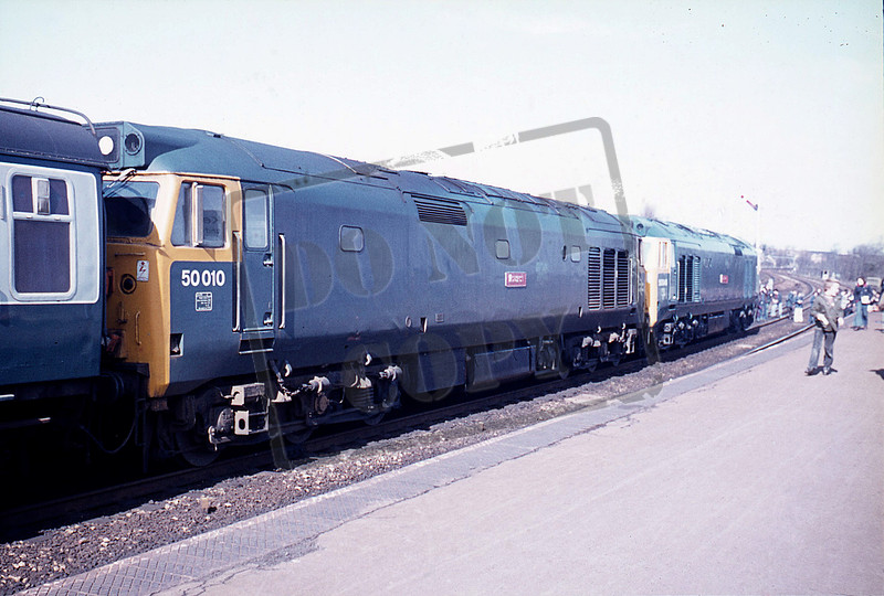 Rail-Online | Class 50 Type 5 | 50010 50048 1978-03-18 Kettering