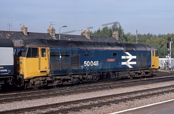 Rail-Online | Class 50 Type 5 | 50048 1986-09 Oxford