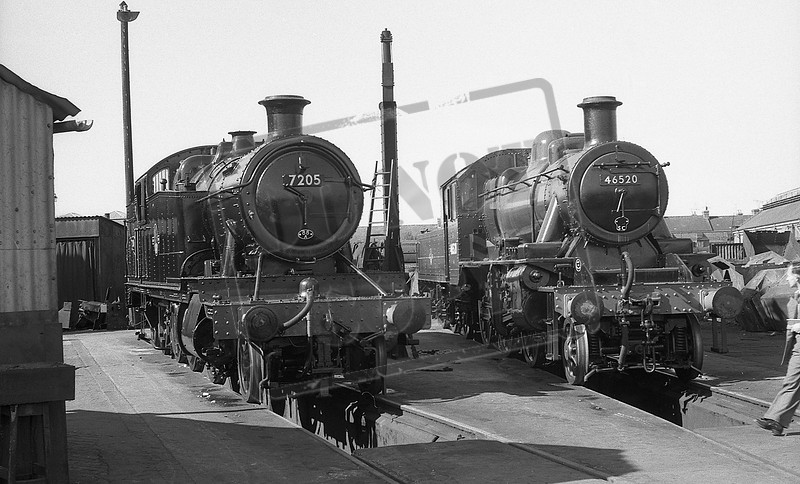 Rail-Online | 72xx 2-8-2T | 7205 46520 1959-09-27 Swindon Works