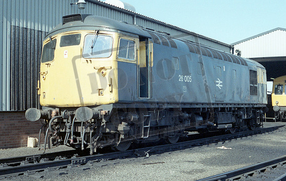 Rail-Online | Class 26 BRCW Type 2 | 26005 1984 Haymarket