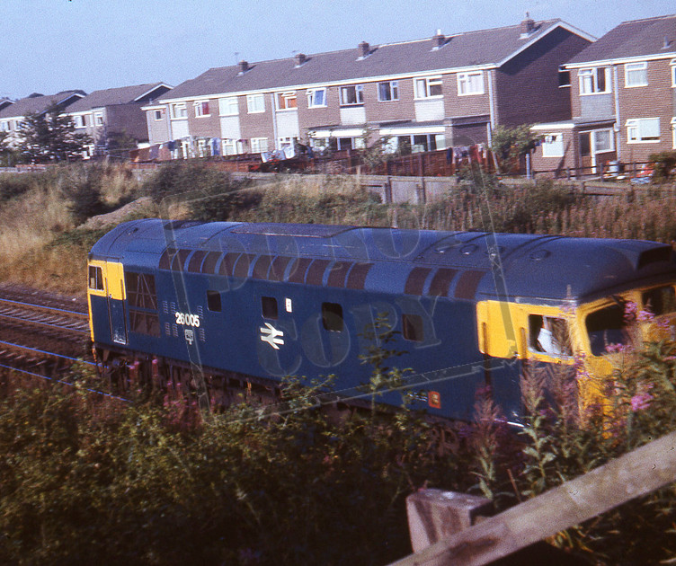 Rail-Online | Class 26 BRCW Type 2 | 26005 1976c Cramlington
