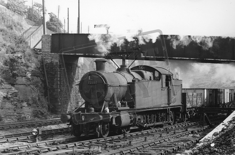 Rail-Online | 72xx 2-8-2T | 7233 1958-09-08 Aberbeeg